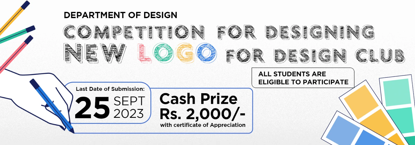 New Logo Design Competition for Department of Design
